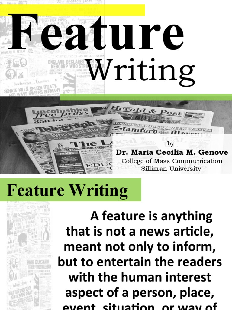 Feature Writing Edited Jed | PDF