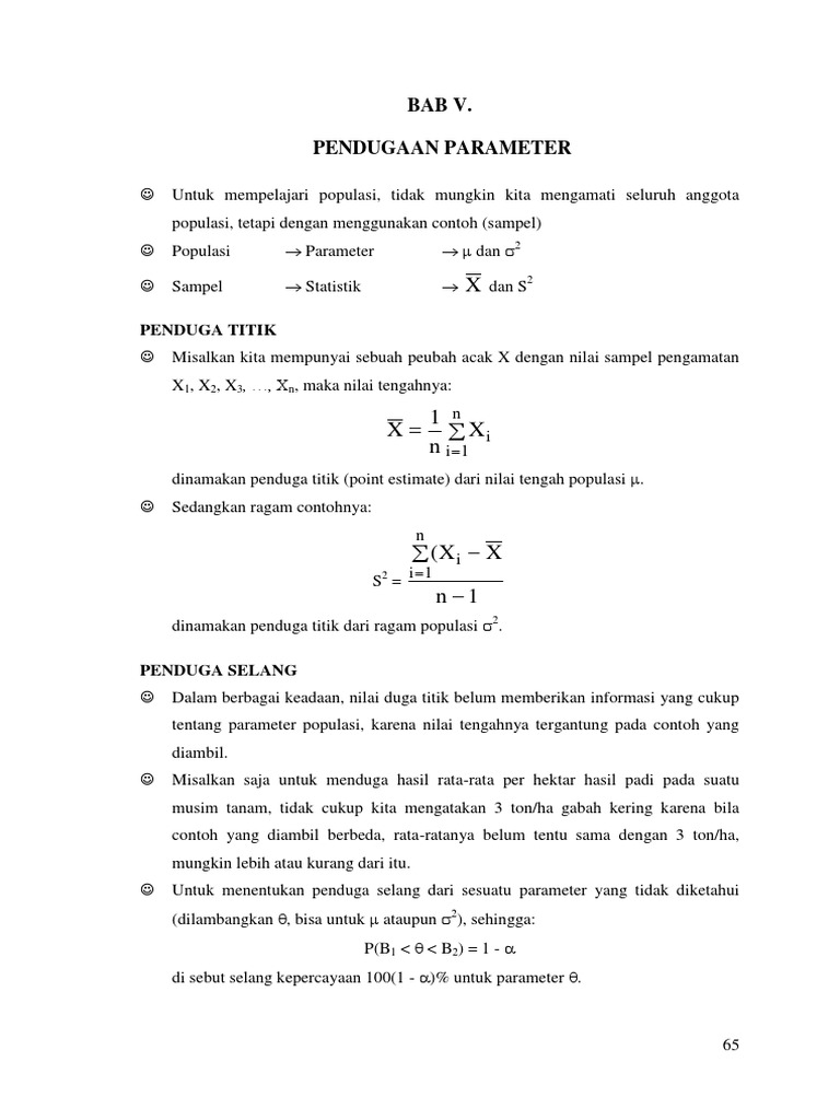 Modul Statistik 5 | PDF