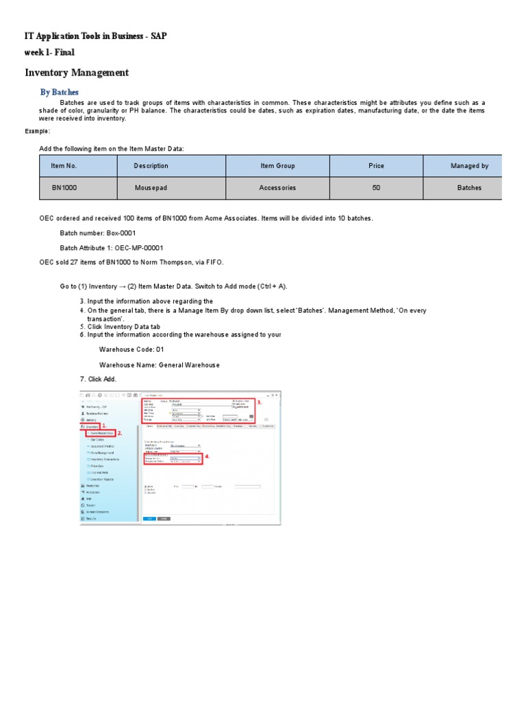 ICT - 1 - Inventory Management | Download Free PDF | Inventory ...
