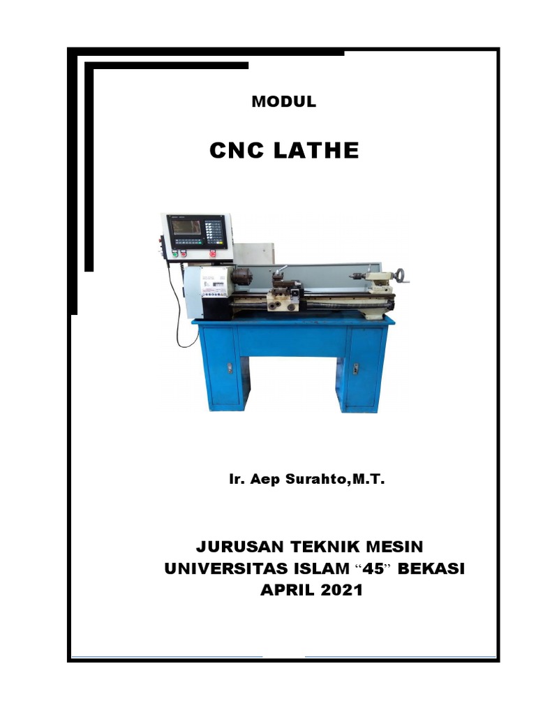 Modul Mesin Bubut CNC P.P. 1 April 2021 PDF | PDF