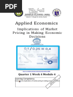 Applied Economics Module 2 | PDF | Monopoly | Supply (Economics)