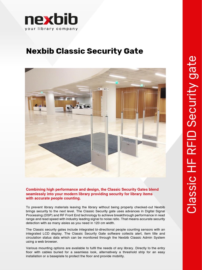 Datasheet Classic Security Gate V003 | PDF | Radio Frequency ...