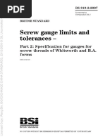 Internal ACME Thread General Purpose Size Chart | PDF | Cutting Tools ...