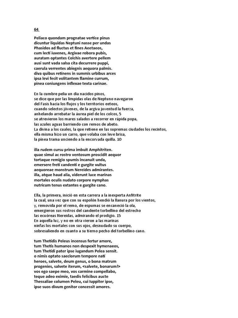 Catulo Poema 64 Defin | PDF | Minotauro | Semidioses de la mitología ...