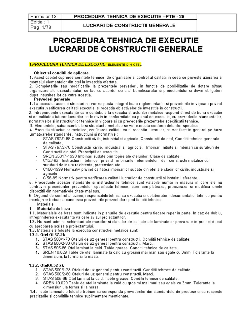 Proceduri de Executie - Mai Multe !!! | PDF