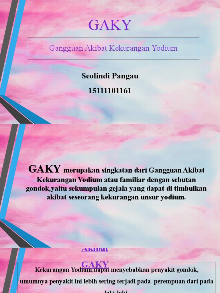 GAKY | PDF | Kesehatan Holistik | Sains & Matematika