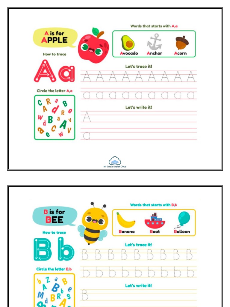 Alphabet Booklet | PDF