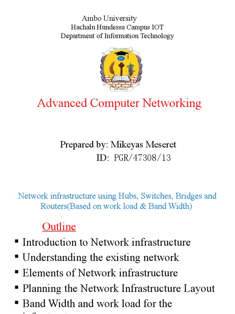 Advanced Computer Networking: Prepared By: Mikeyas Meseret ID: PGR ...