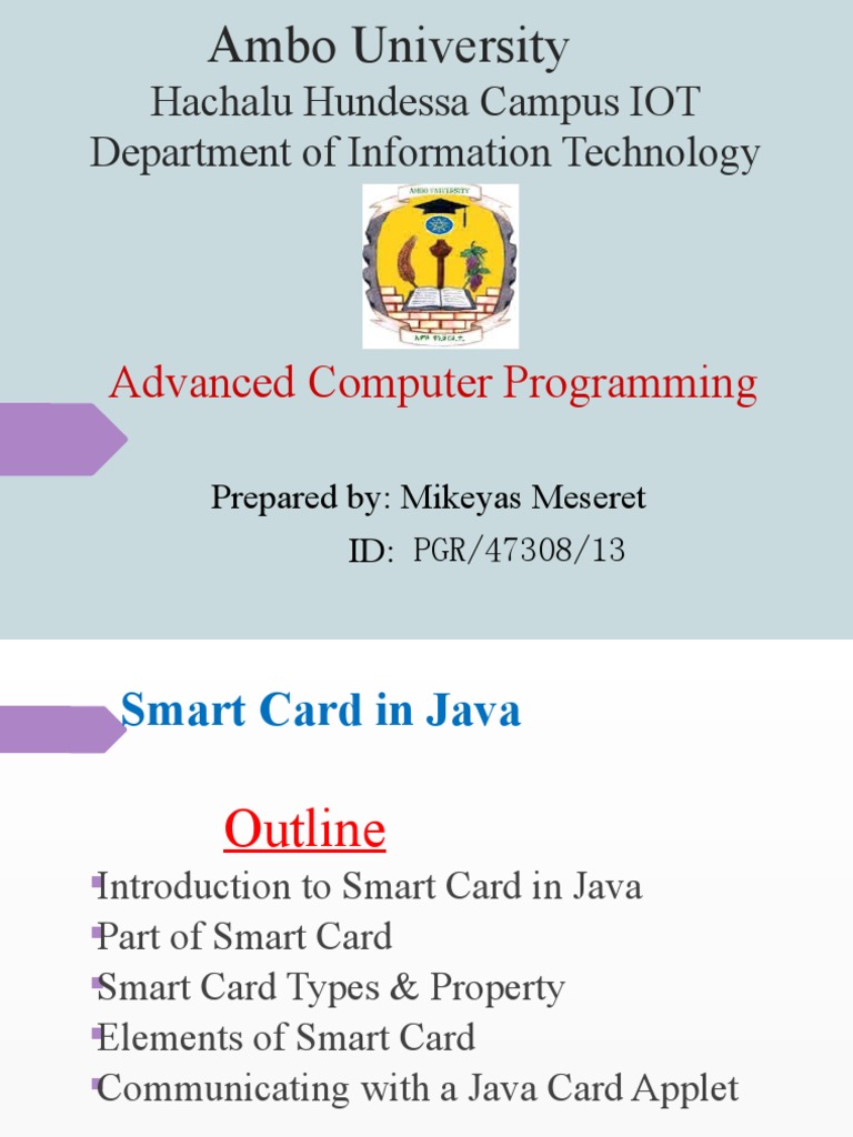 Hachalu Hundessa Campus IOT Department of Information Technology | PDF ...
