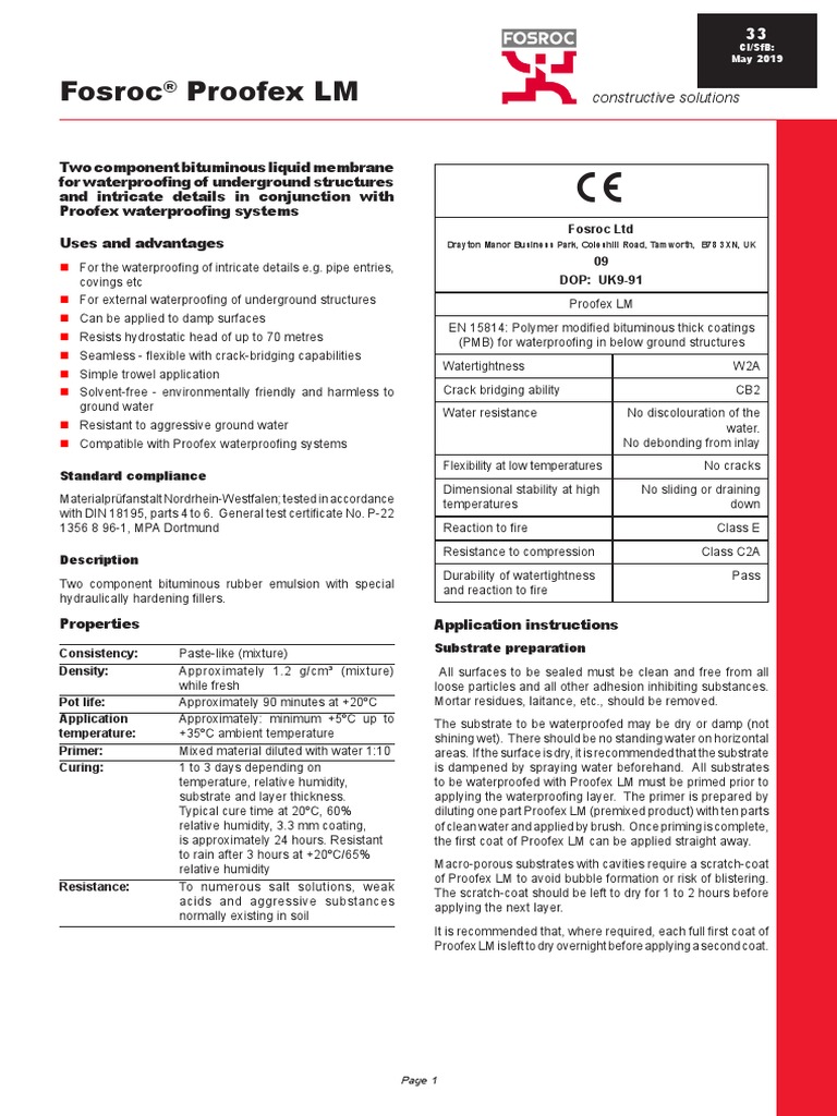 Proofex LM 0519 | PDF | Shelf Life | Humidity