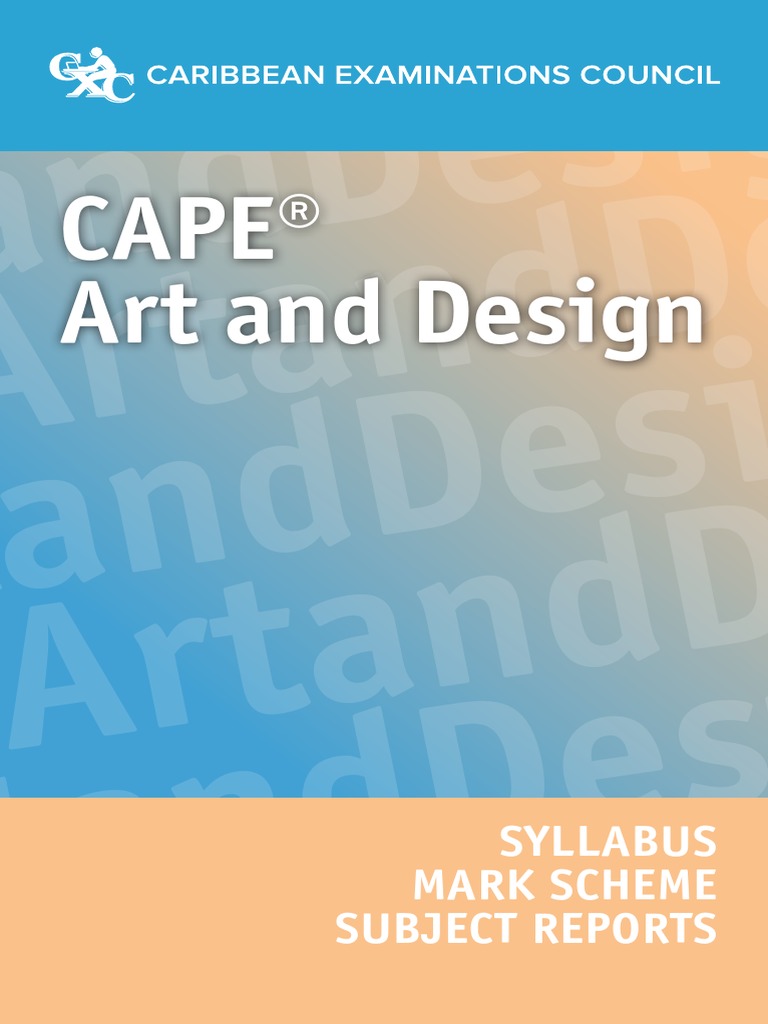 CAPE Art and Design | PDF | Critical Thinking | Composition (Visual Arts)