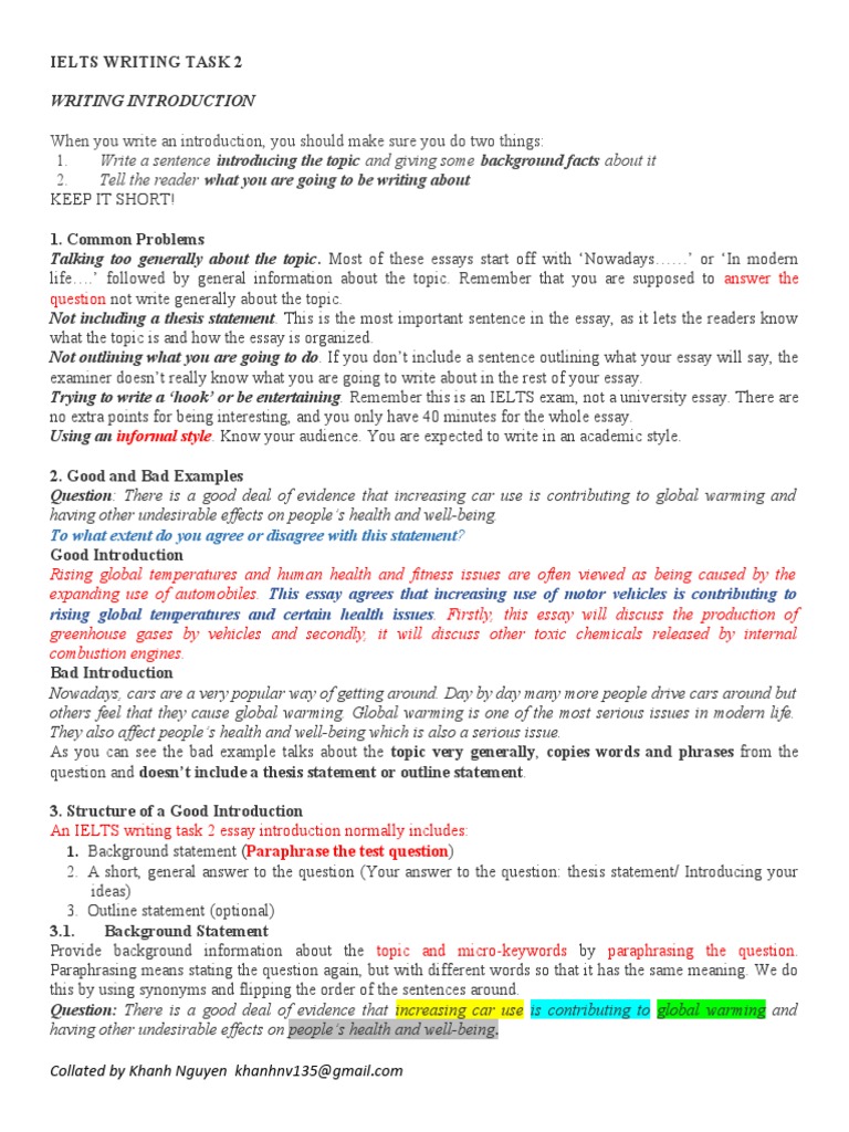 Classnote January 8 2021 | PDF | Essays | Climate Change