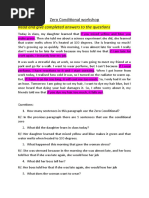 Zero Conditional Reading Comprehension Sheet Reading Comprehension Exercises Warmers Coolers Wo ...