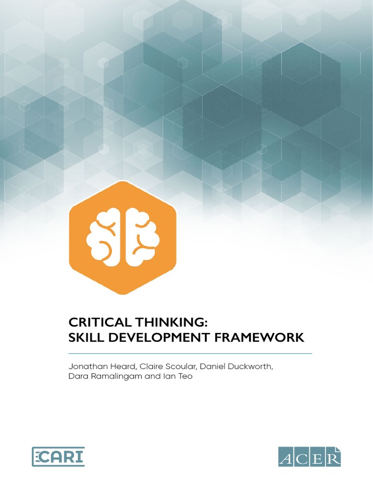 Critical Thinking - Skill Development Framework | PDF | Critical ...