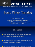 Bomb Threat Management Procedures | PDF | Bomb | Improvised Explosive ...