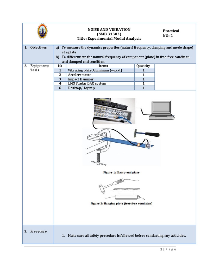 Experimental Modal Analysis | PDF | Accelerometer | Mechanical Engineering
