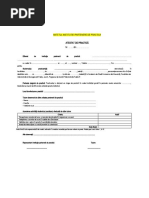MODEL Adeverinta Pentru Angajatori | PDF