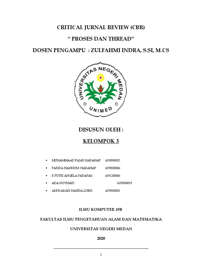 Critical Jurnal Review Klompok | PDF