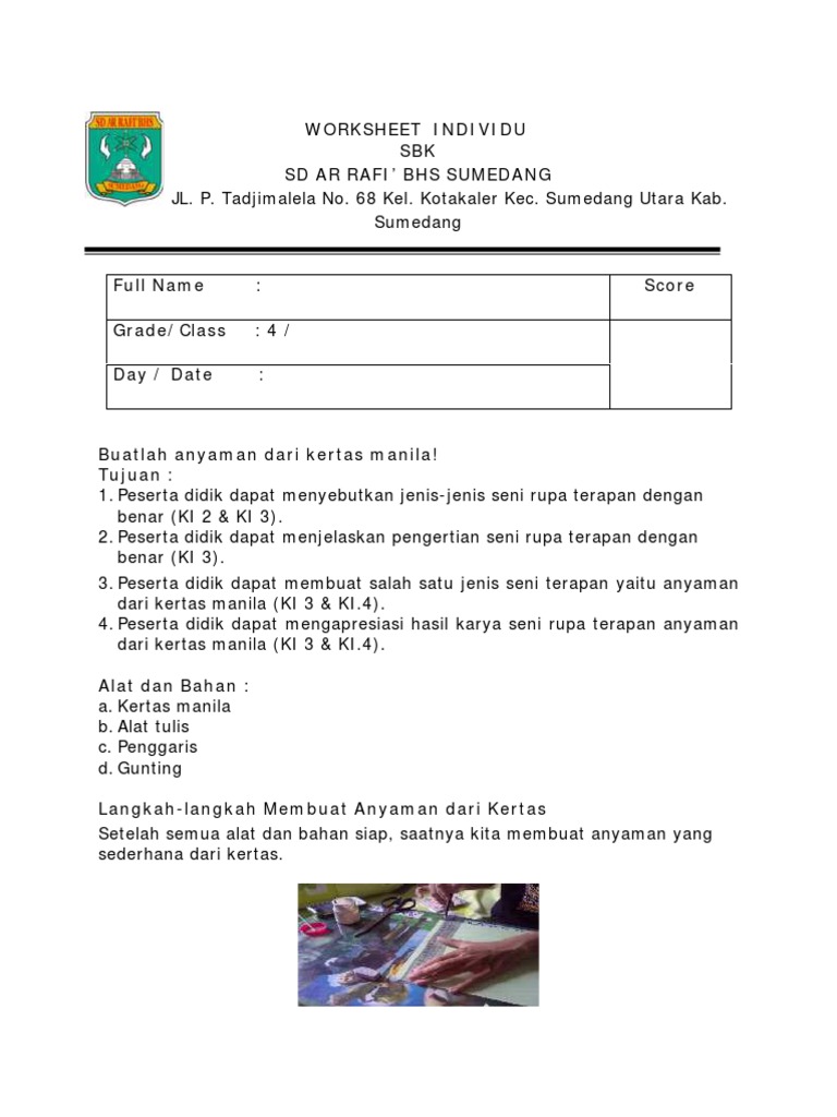 Worksheet Project | PDF | Karier & Perkembangan | Griya & Taman