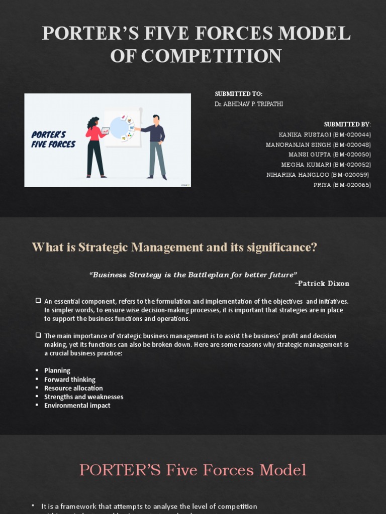 Porter's Five Forces Model of Competition-1 | PDF | Satellite ...