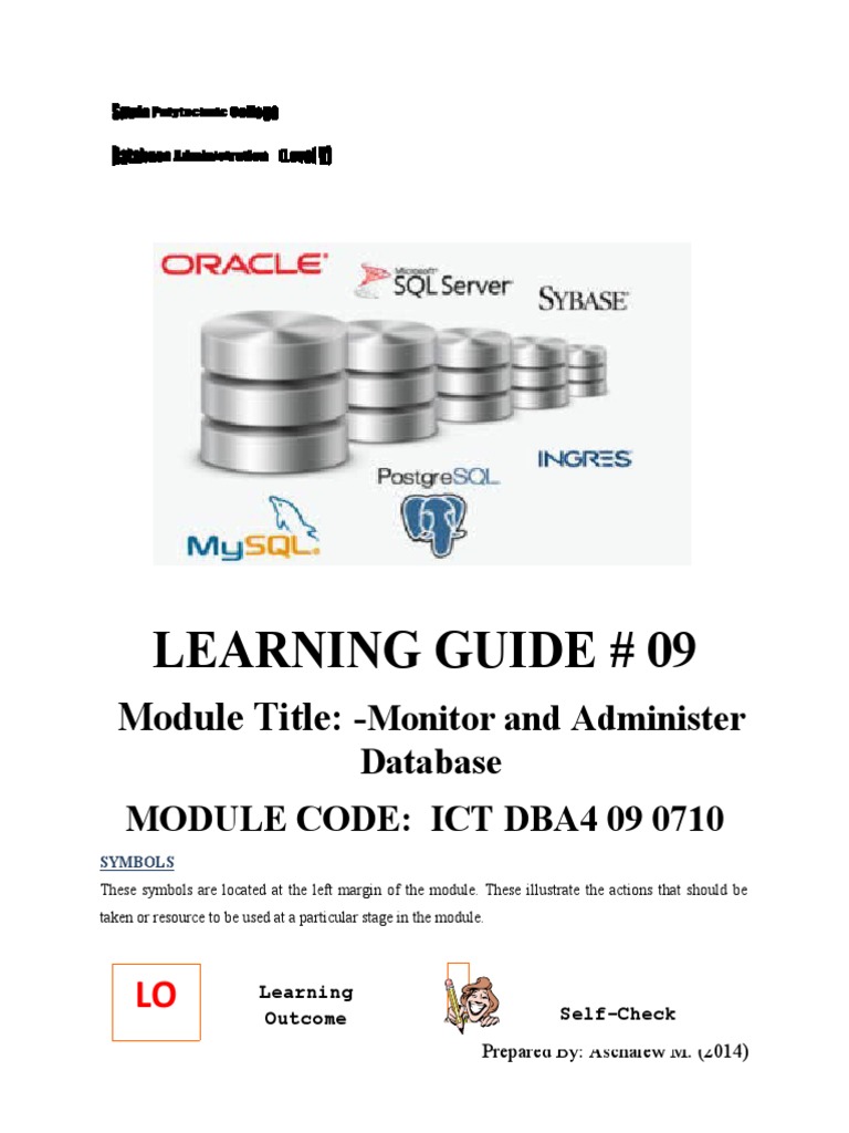 Monitoring And Administering Database Download Free Pdf Microsoft Sql Server Databases 