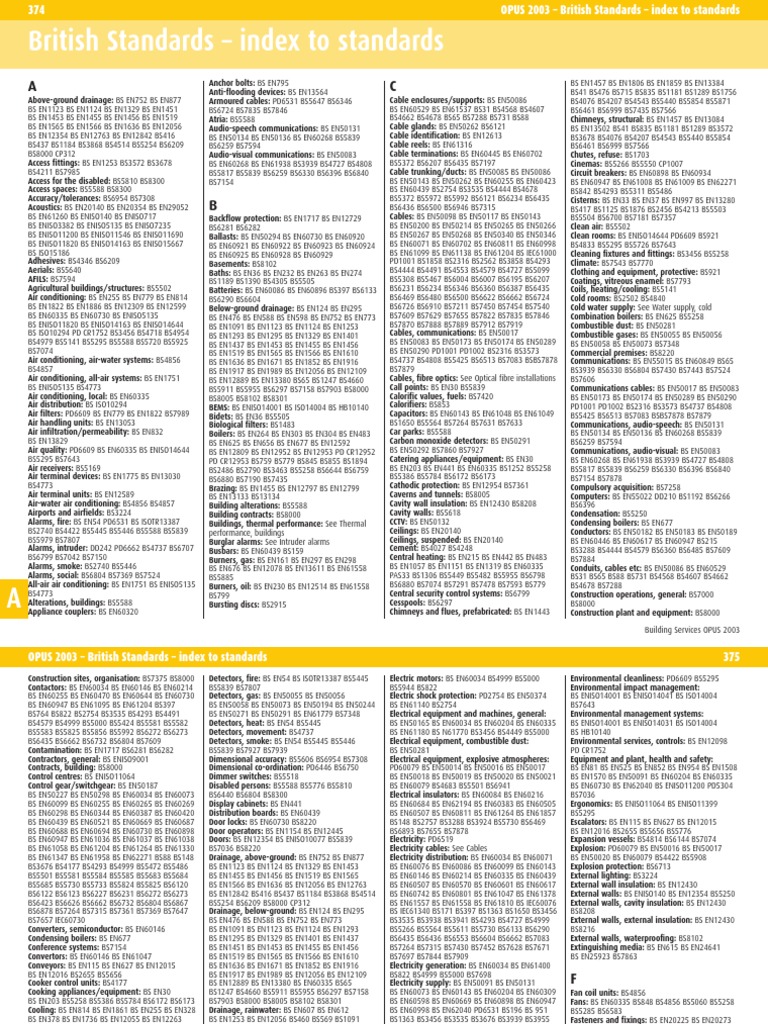 British Standards Index 2003 | PDF | Thermal Insulation | Liquefied ...
