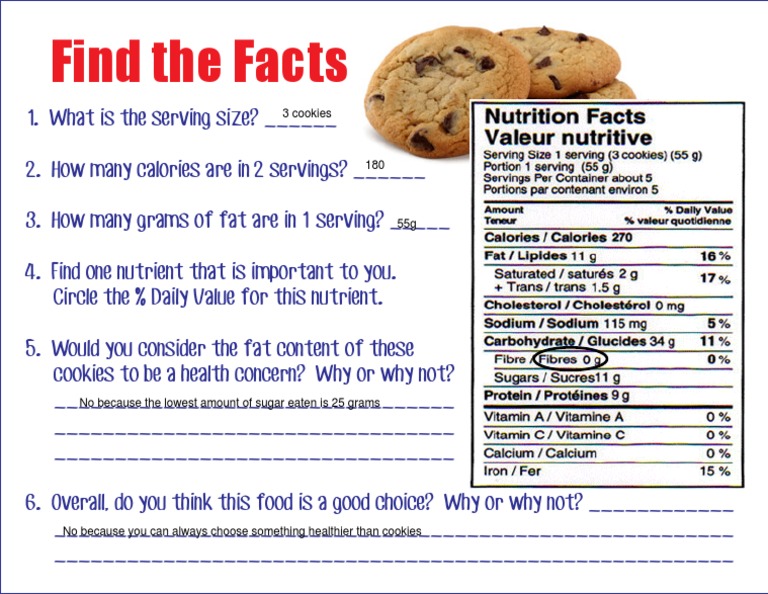 Analyzing A Nutrition Label | PDF | Self-Improvement | Lifestyle