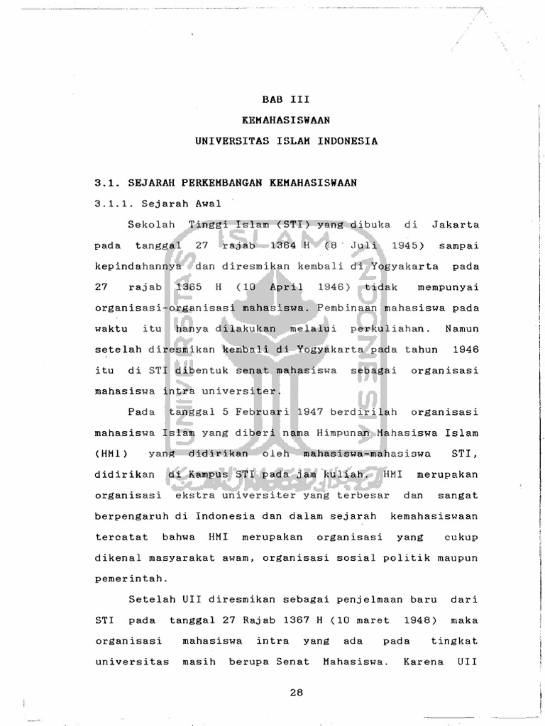 Sejarah UII | PDF