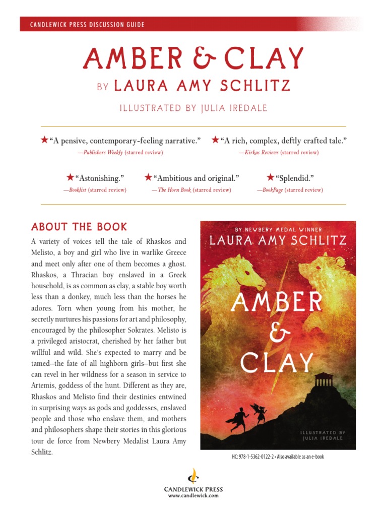Amber and Clay by Laura Amy Schlitz Discussion Guide | PDF | Socrates ...