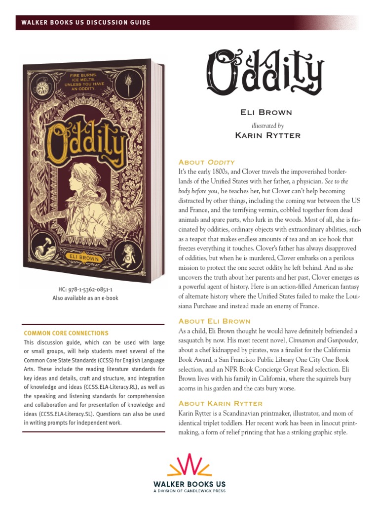 Oddity by Eli Brown Discussion Guide | PDF