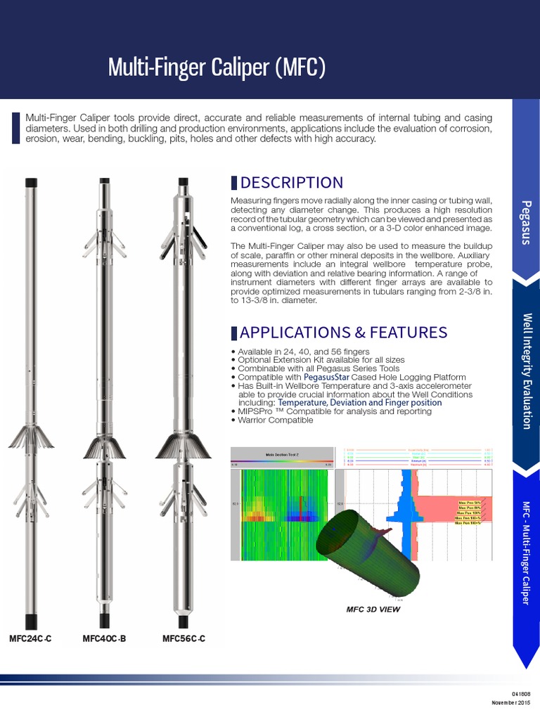 MFC Gowell Multi Finger Caliper | PDF | Metrology | Nature