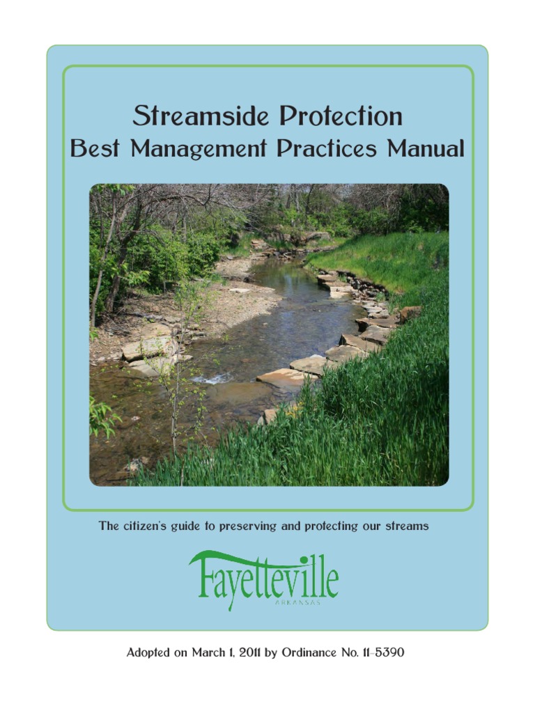 BMP Manual Final Adopted Version | PDF | Riparian Zone | Stormwater