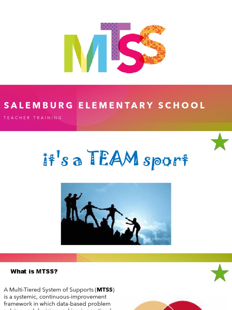 Mtss Teacher Training | PDF | School Counselor | Teachers