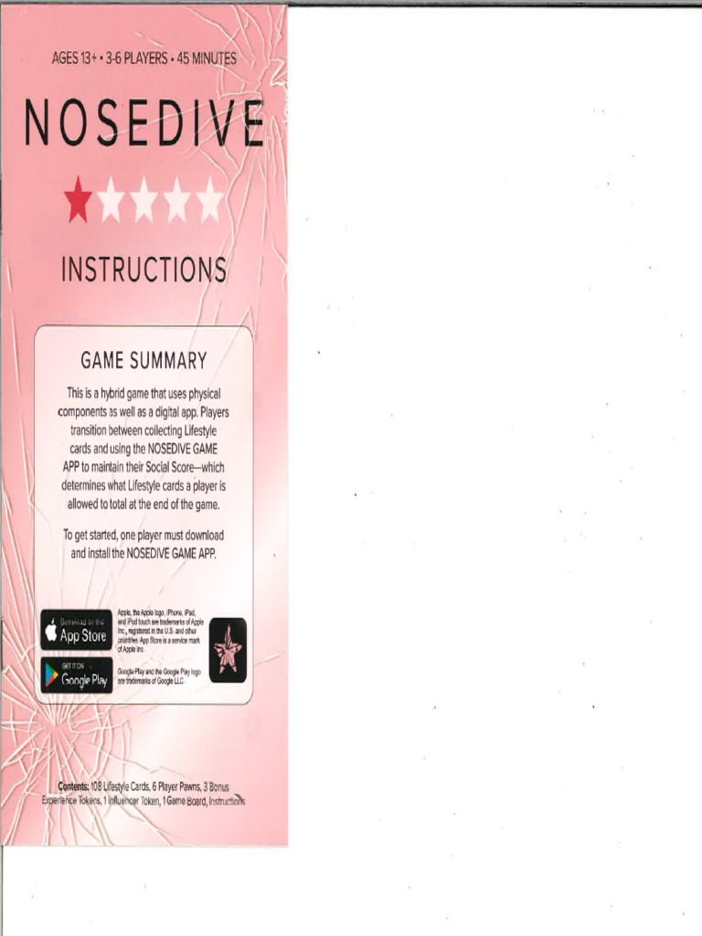 Black Mirror Nosedive Rules | PDF