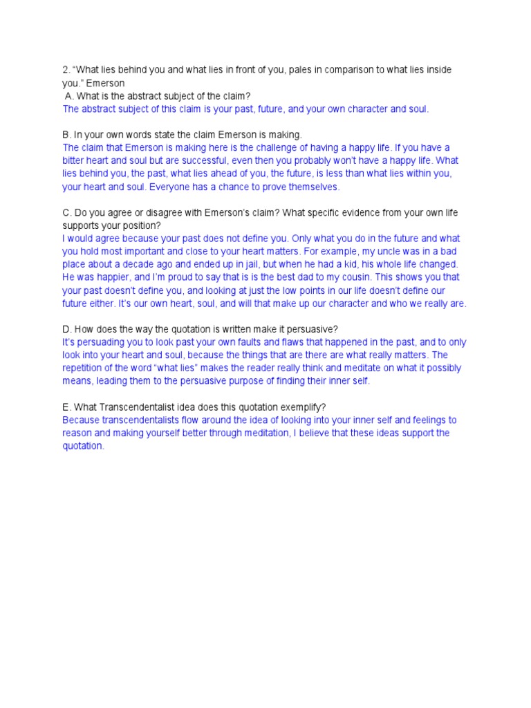 Rhetorical Claims Quotes Assignment | PDF | Injustice | Justice