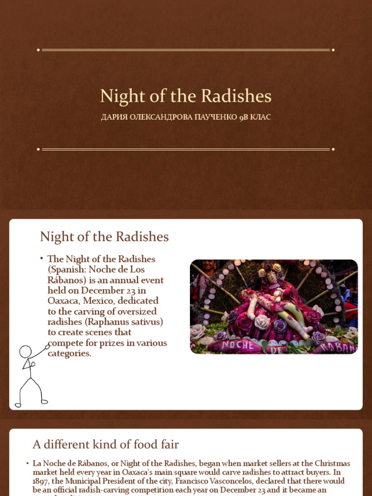 Night of The Radishes | PDF