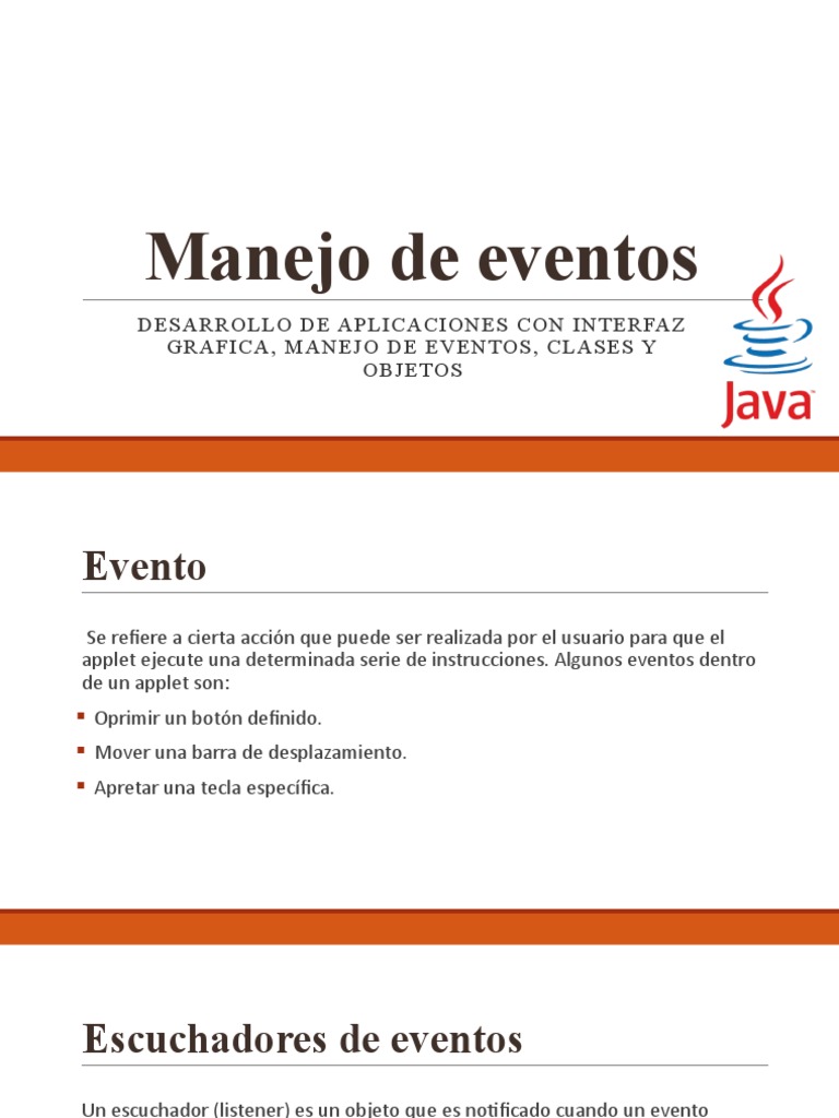 Manejo de Eventos | PDF | Ventana (informática) | Software del sistema
