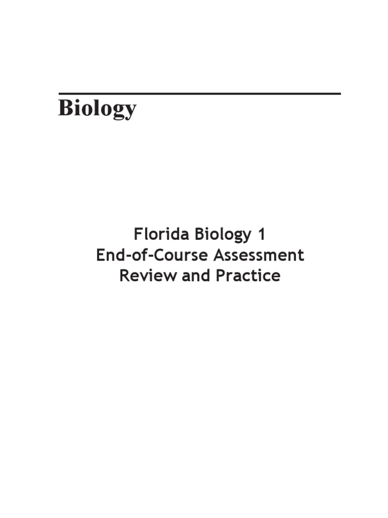 End of Course Assessment Review Practice | PDF | Transmission Electron ...