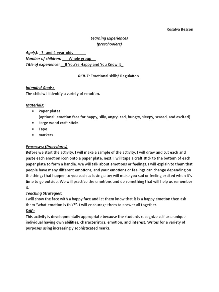 Rcii-7 Emotional Skills | PDF