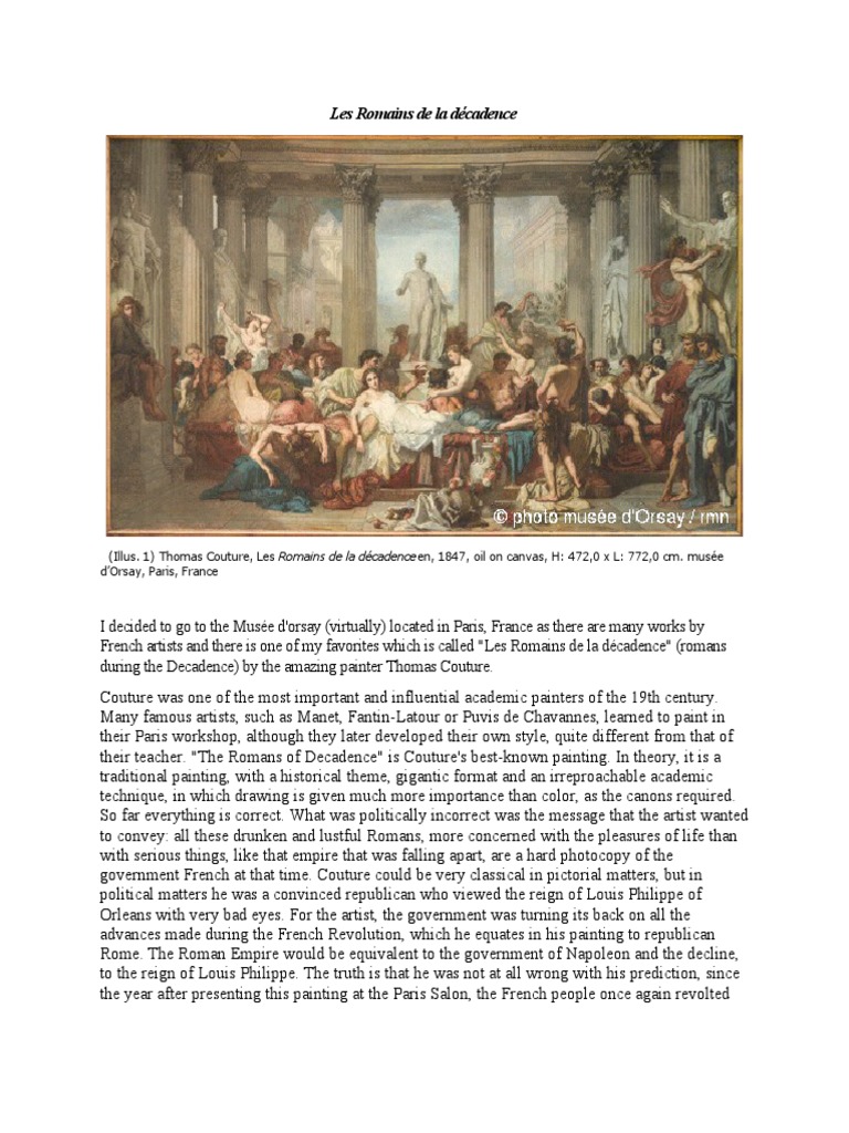 Les Romains de La Décadence | PDF | Paintings | France