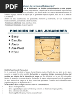 Posiciones en el básquetbol: guía completa | PDF | Posiciones (deportes ...