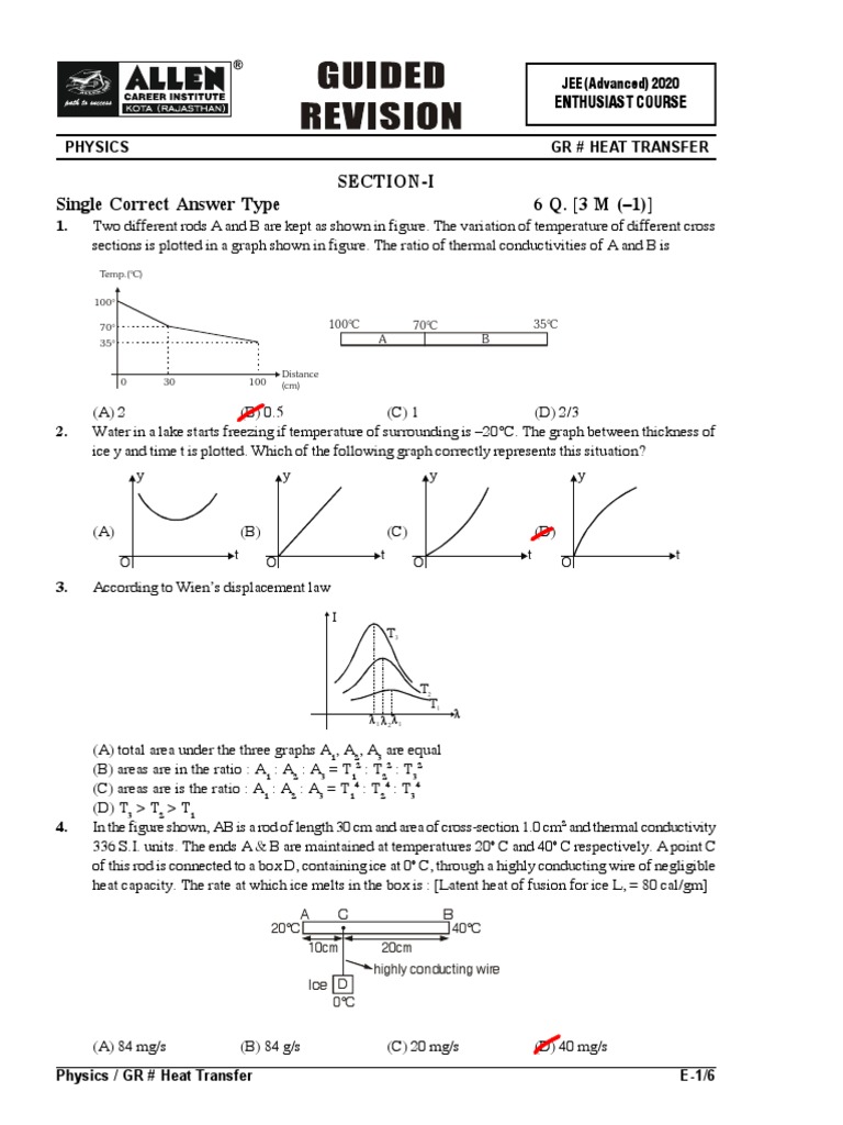 Guided Revision On Heat Transfer (Eng) | PDF | Transport Phenomena ...