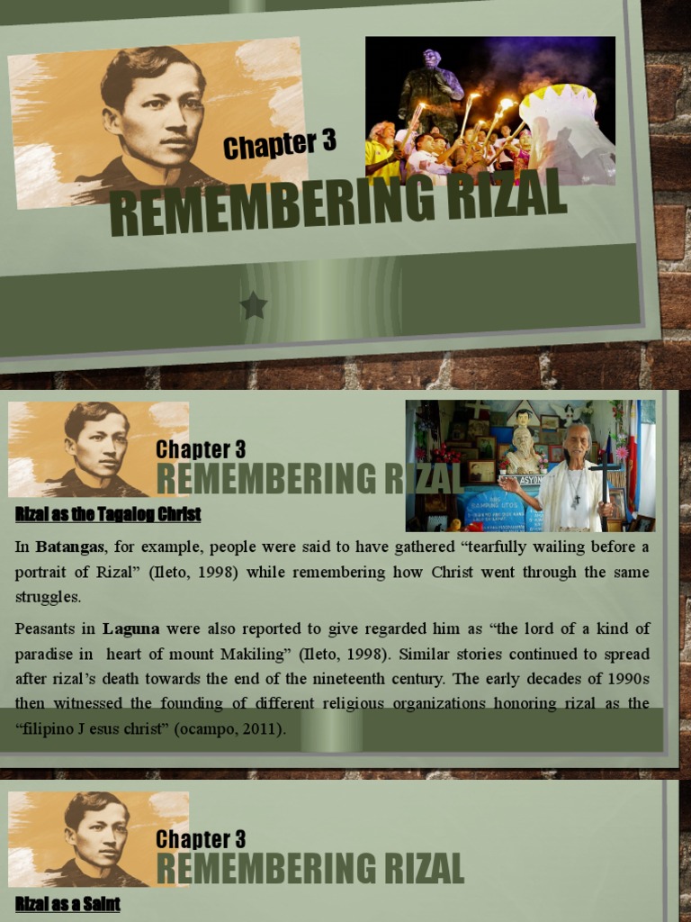 Remembering Rizal | PDF | Philippines | Religious Faiths