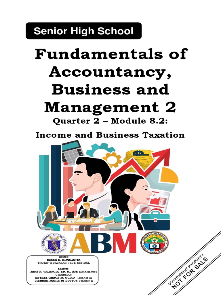 Abm Fabm2 Module 8 Lesson 2 Income and Business Taxation | PDF | Tax ...