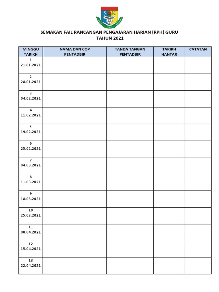 Semakan Fail RPH | PDF | Olahraga & Rekreasi | Griya & Taman