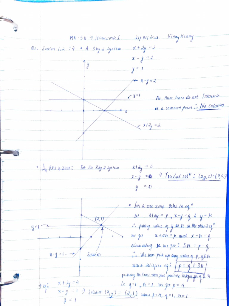 Math HW 1 | PDF
