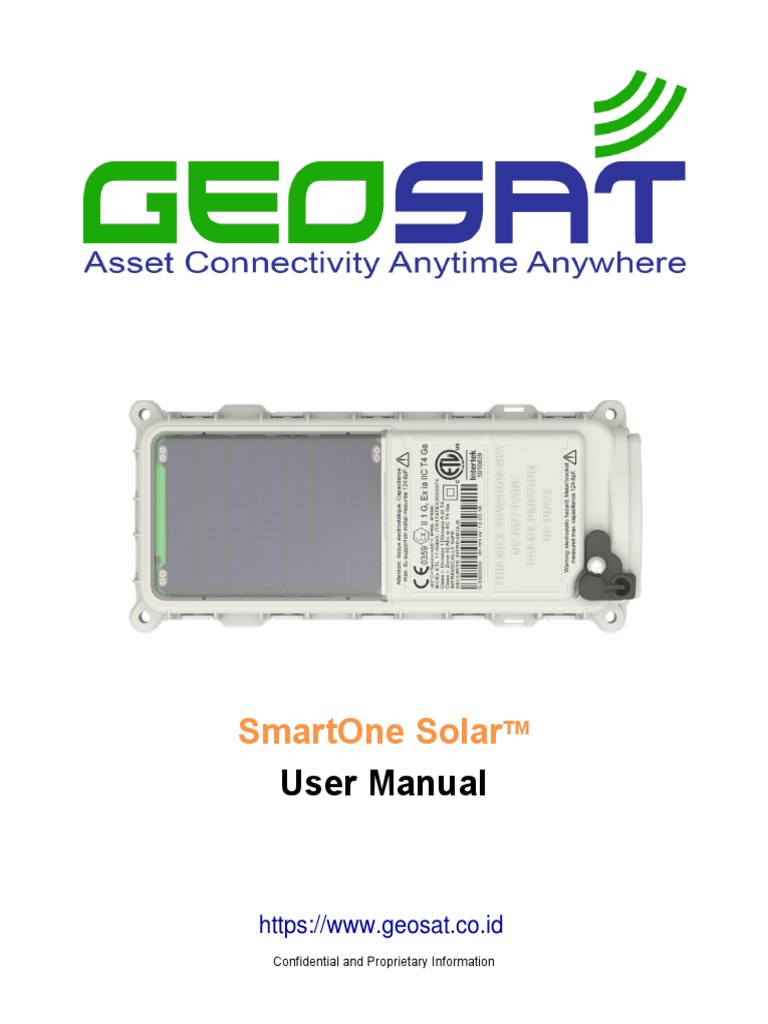 SmartOne Solar User Manual | Download Free PDF | Bluetooth | Screw