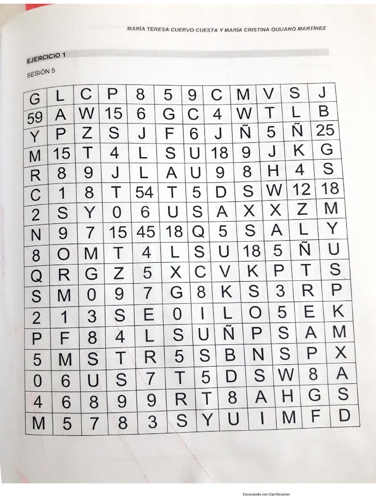 Ejercicios de Atención Selectiva. | PDF