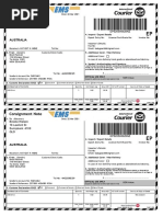 CN 38 Delivery Bill Overview | PDF | Postage Stamp | Aviation