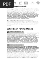 MTRCB Film Classification Guidelines | PDF | Self-Improvement
